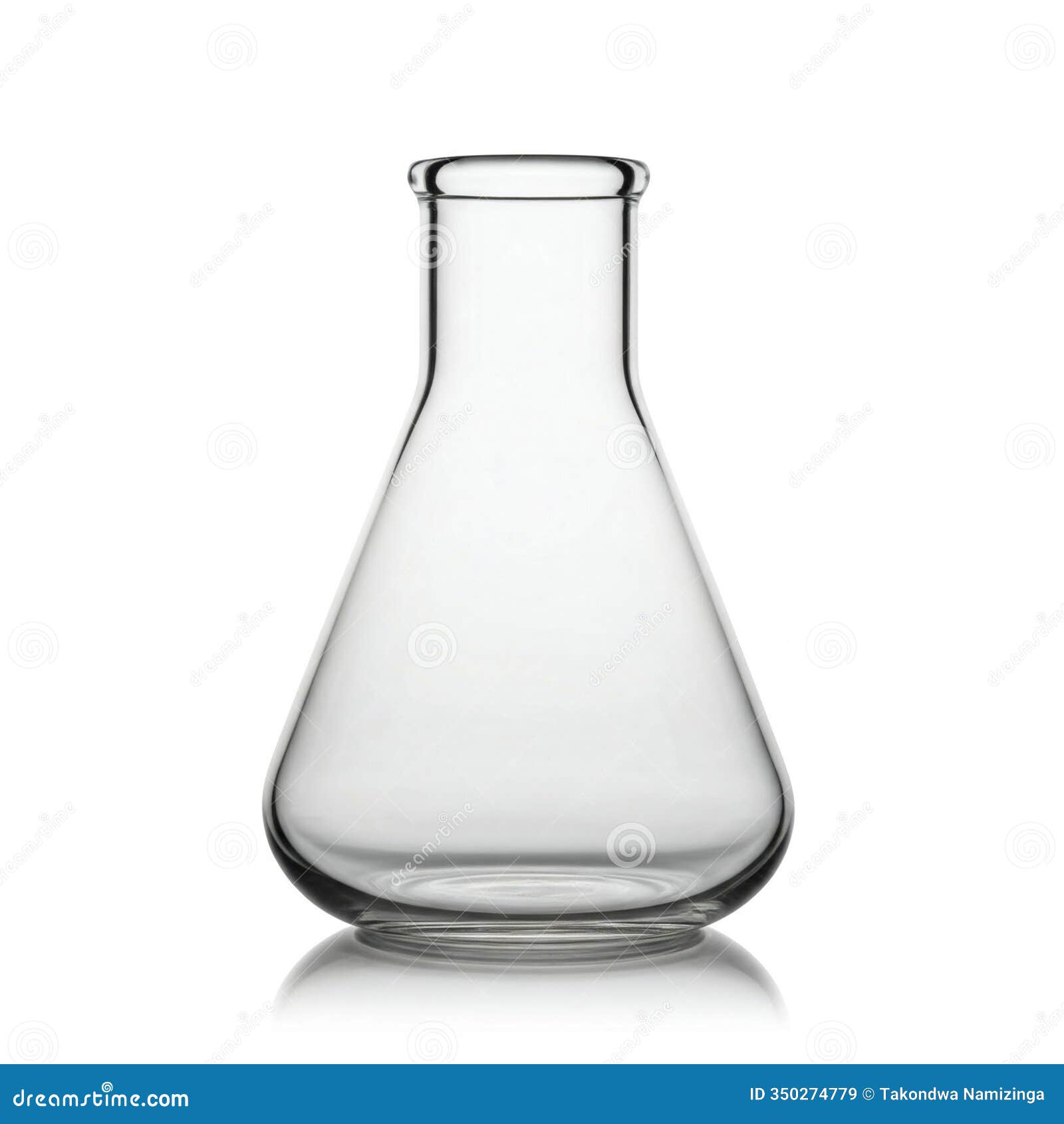 A Beaker Isolated on a White Background Stock Illustration ...