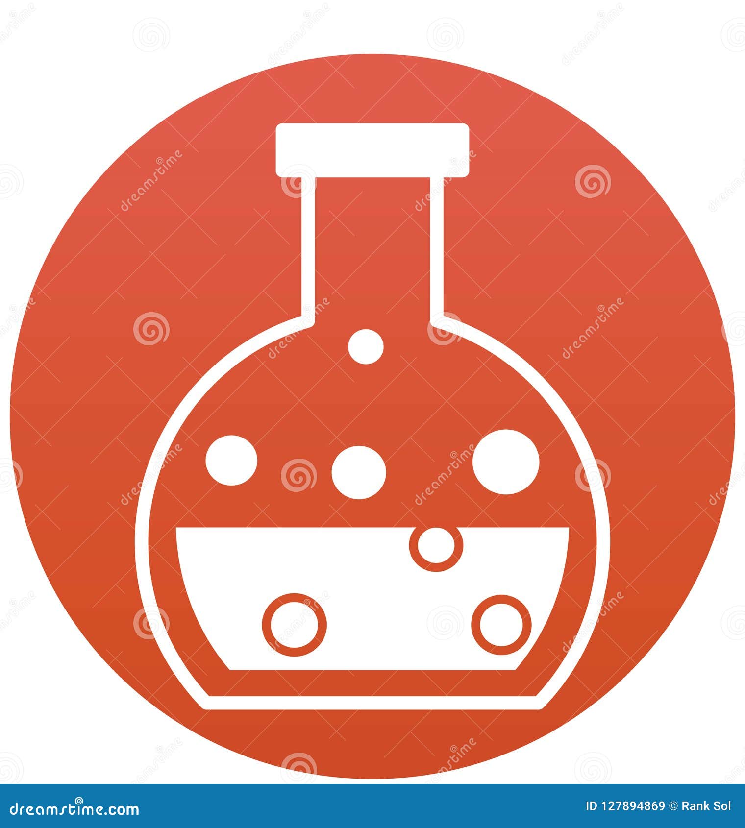 Beaker, Lab Test Isolated Vector Icon Can Be Easily Modified or Edit ...