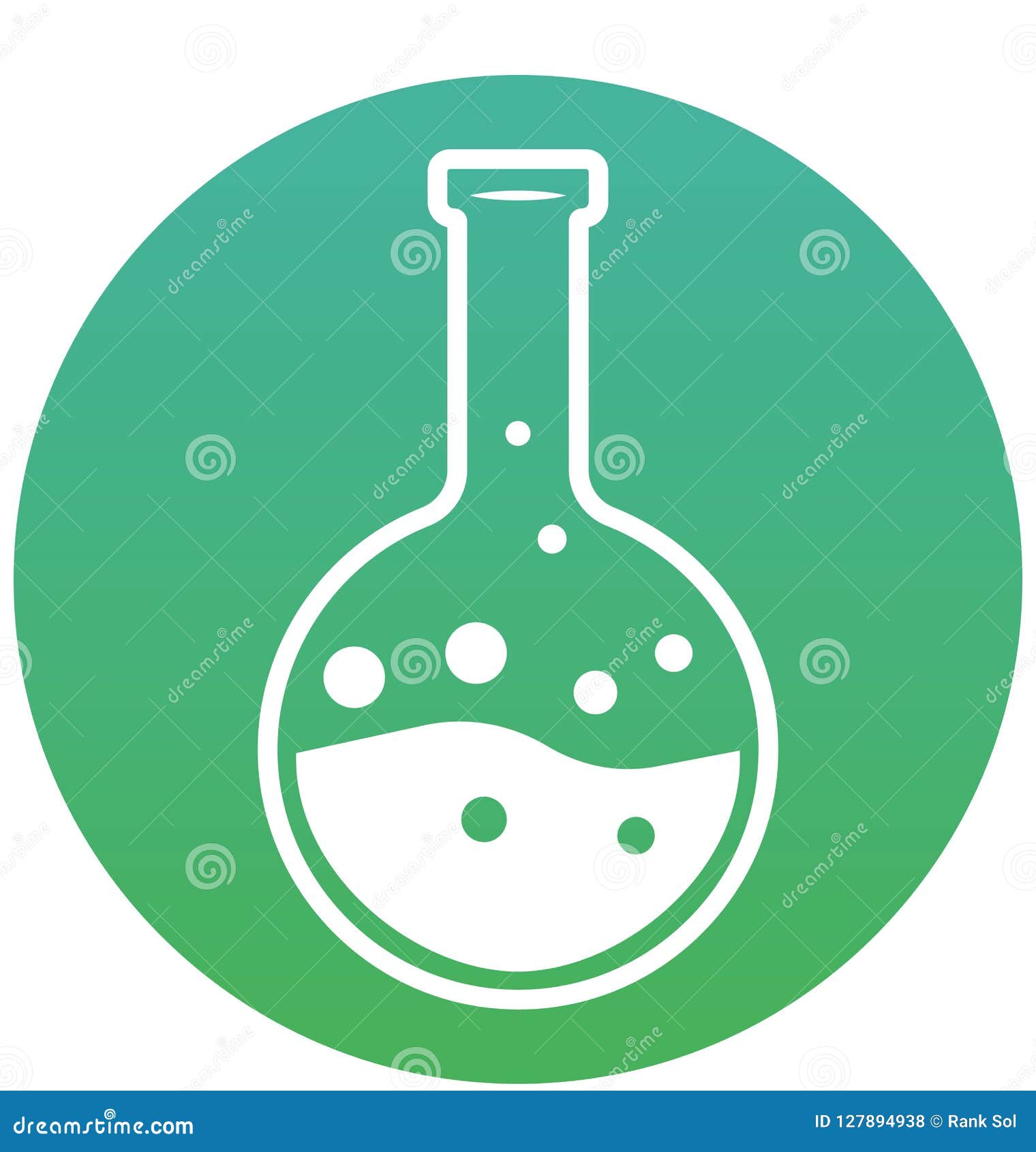 Beaker, Lab Test Isolated Vector Icon Can Be Easily Modified or Edit ...