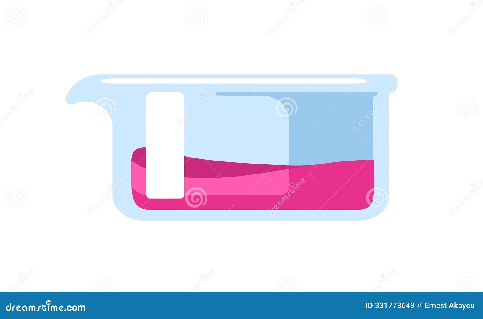 Beaker, Laboratory Glassware. Lab Glass Container for Chemistry Science ...