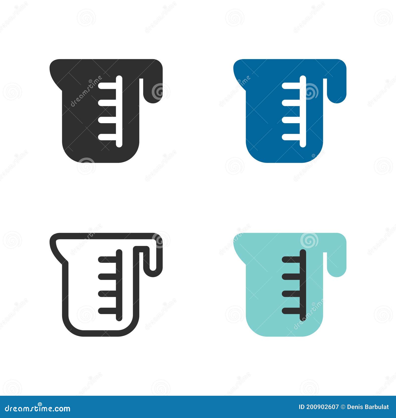 Beaker, Liquid Volume And Measurement Cylindrical Container Cartoon ... Beaker, Liquid Volume And Measurement Cylindrical Container Cartoon ...