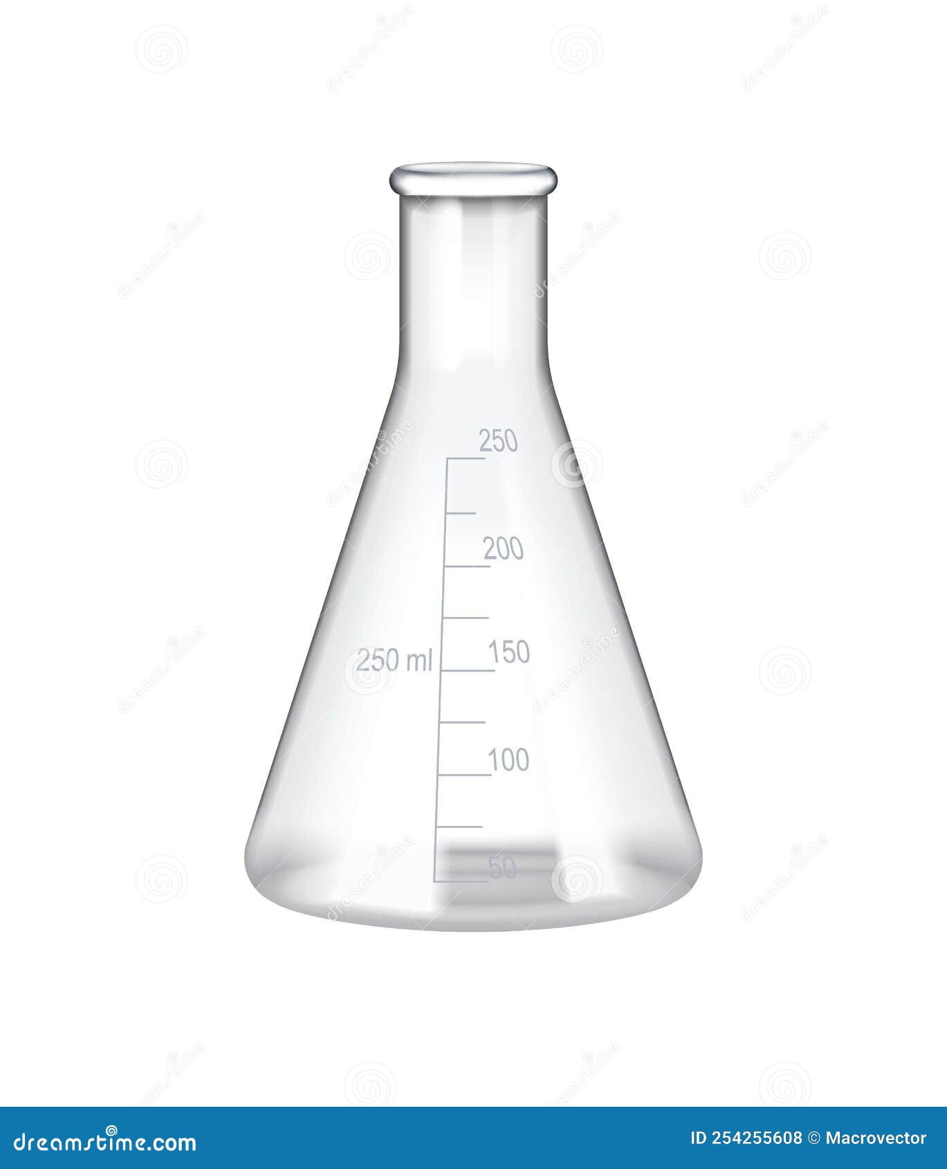 Beaker Realistic Illustration Stock Vector - Illustration of medicine ...