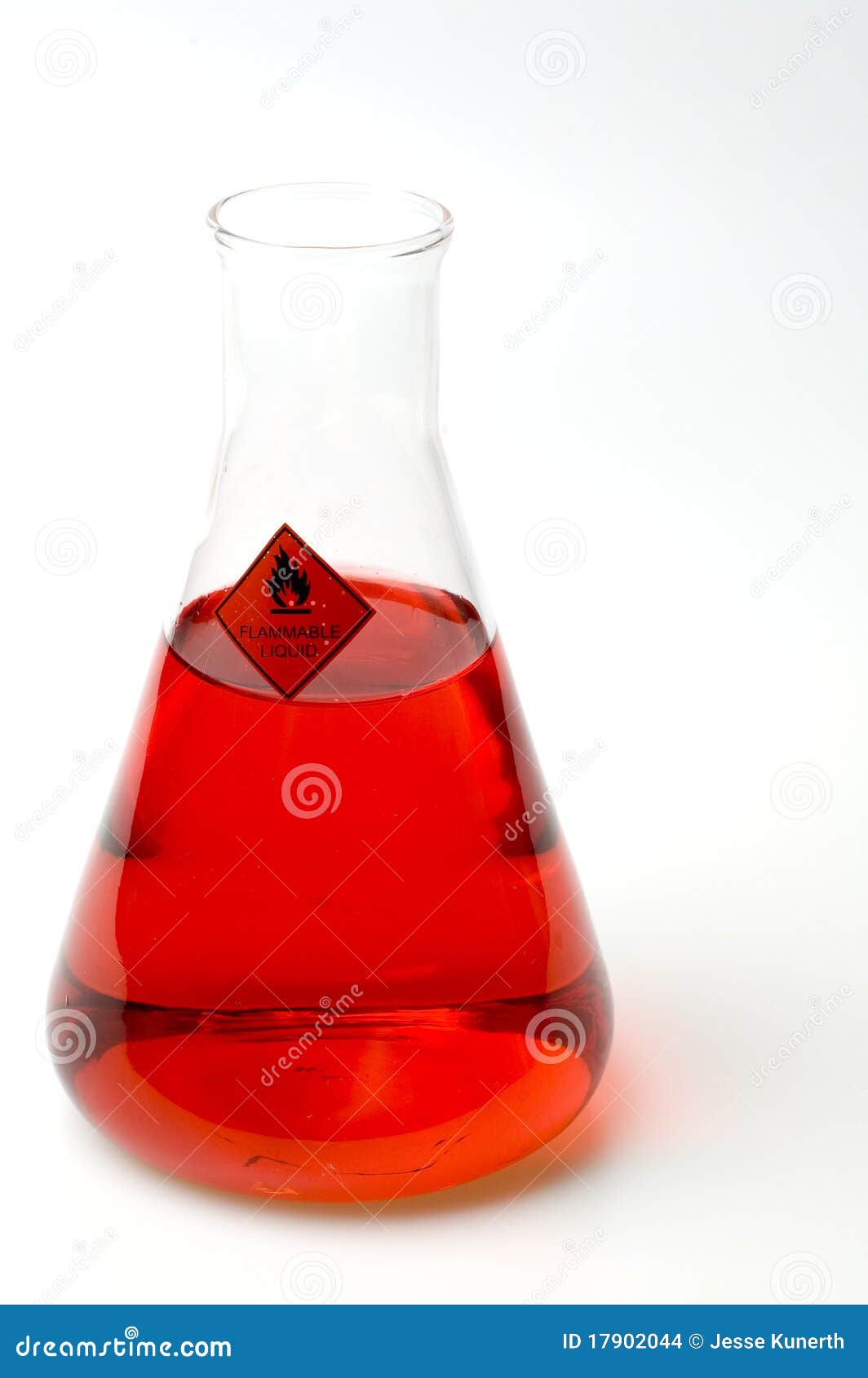 Beaker with Red Liquid stock photo. Image of research - 17902044