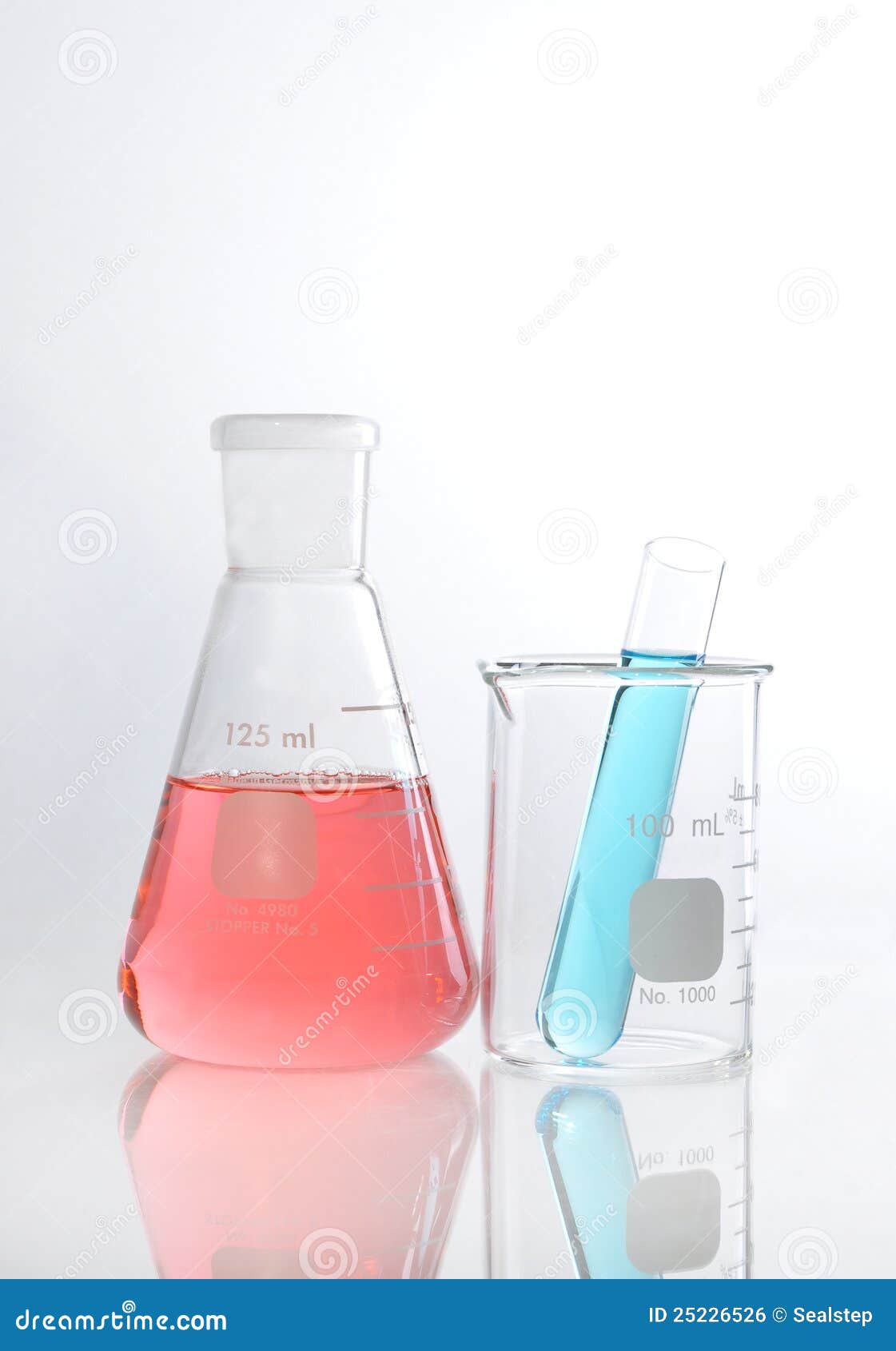 Beaker and tube stock photo. Image of beaker, medication - 25226526
