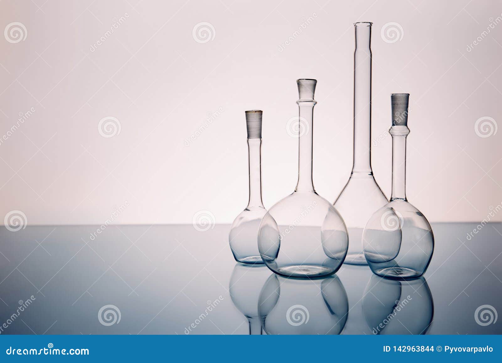 Beakers stock photo. Image of background, pharmaceutical - 142963844