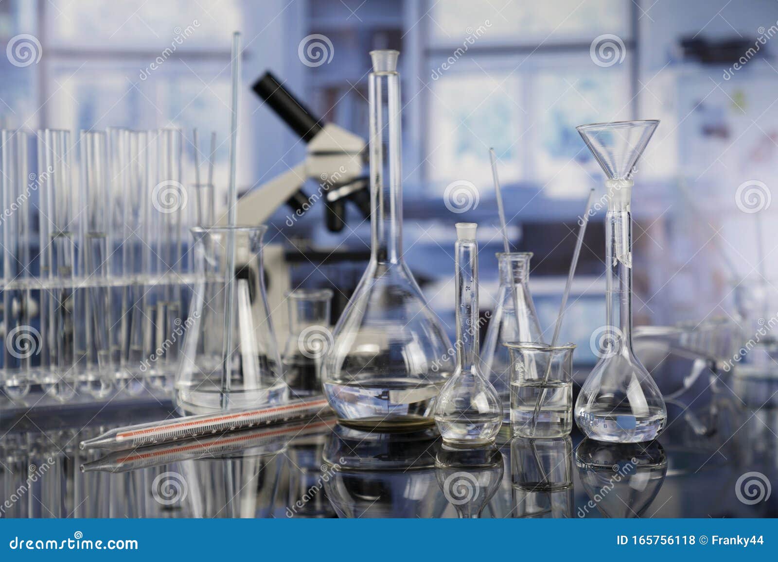 Science Laboratory Interior. Science Experiment. Stock Photo - Image of ...