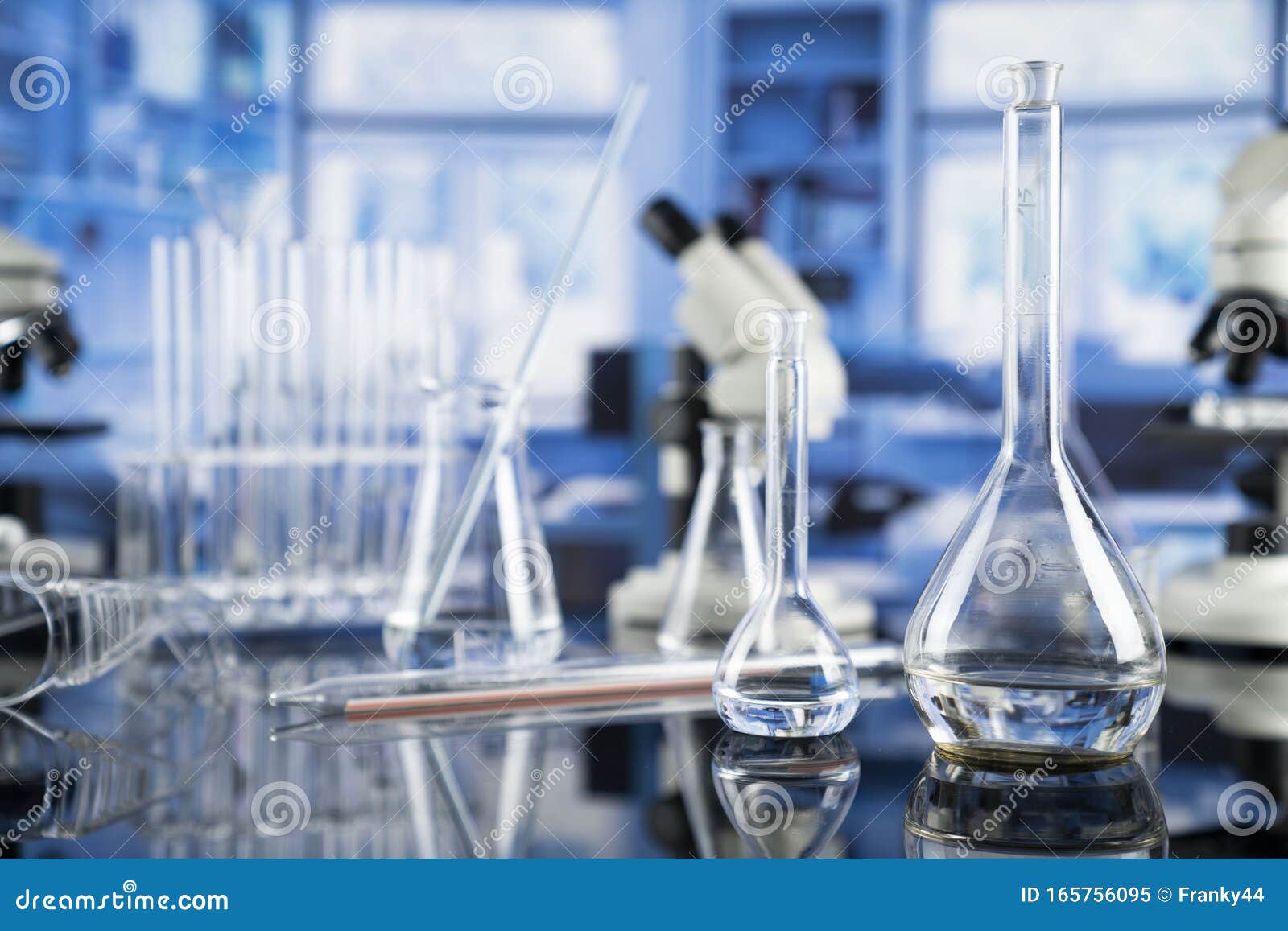 Science Laboratory Interior. Science Experiment. Stock Image - Image of ...