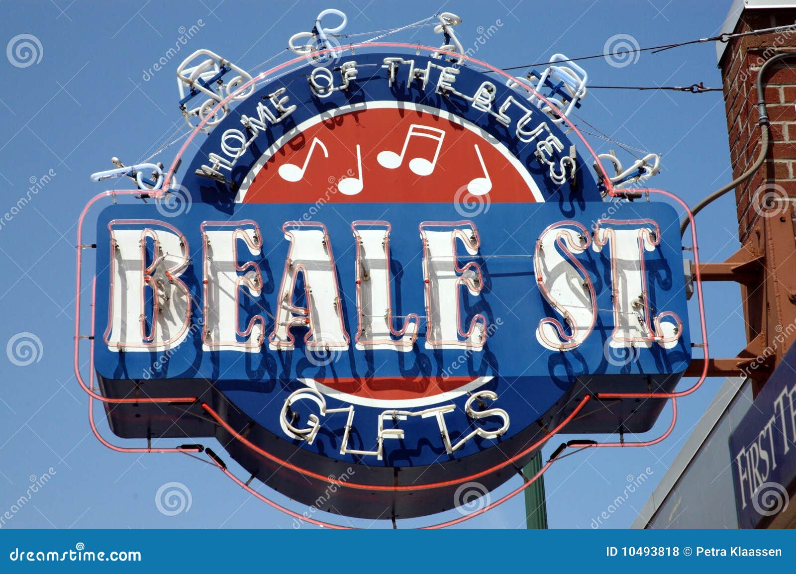 Beale street Memphis editorial stock photo. Image of nashville - 10493818