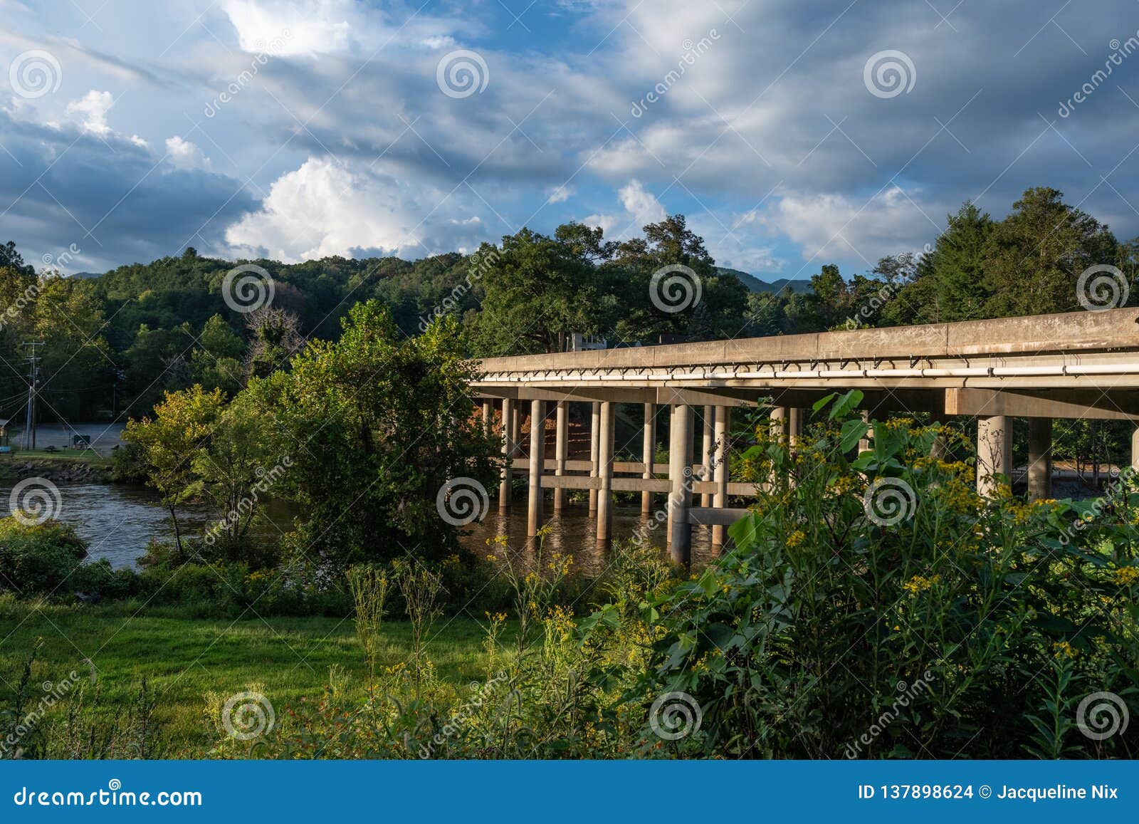 Beam bridge in Appalachia stock photo. Image of outdoors - 137898624