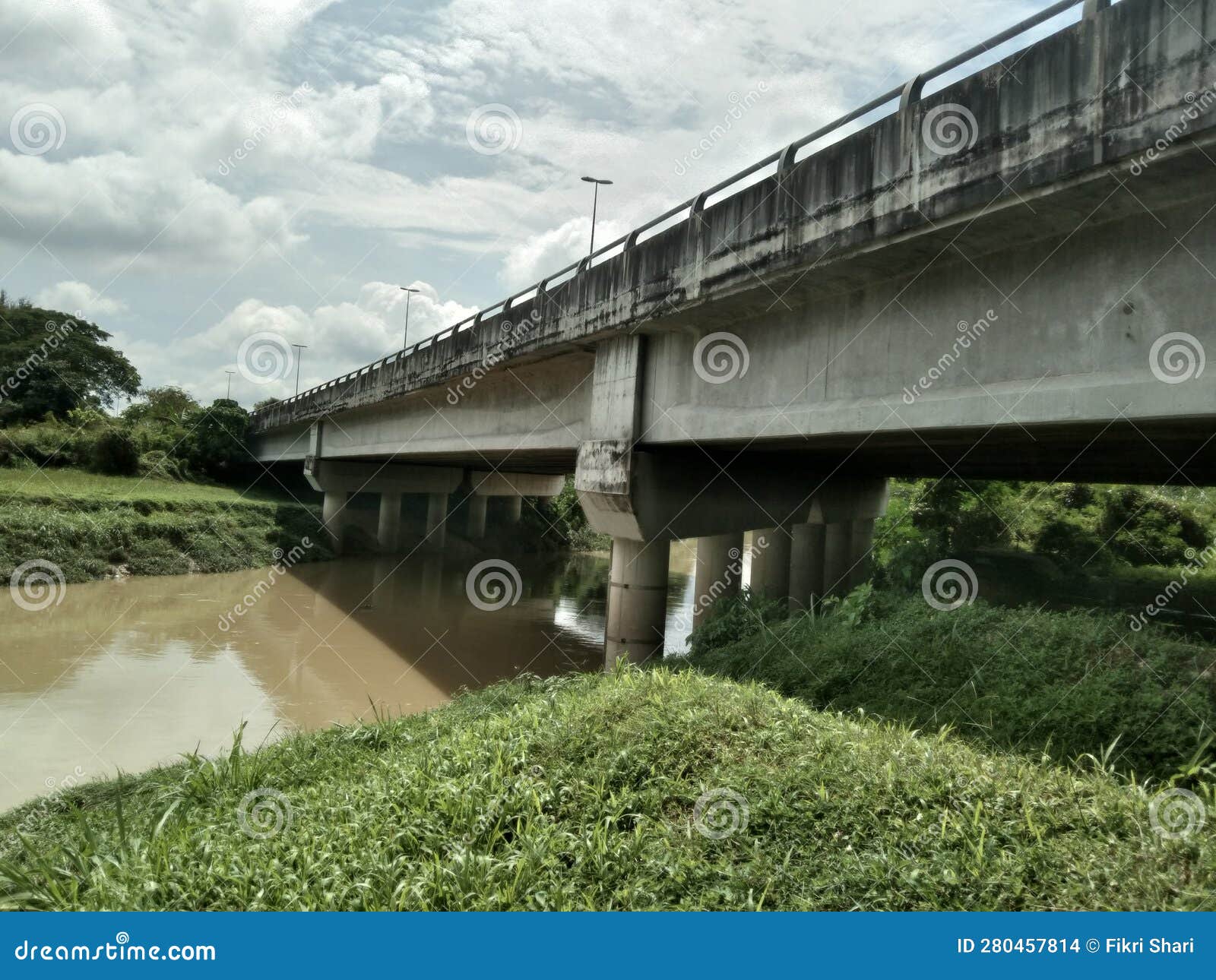 Beam Bridge at shah alam stock photo. Image of bridge - 280457814