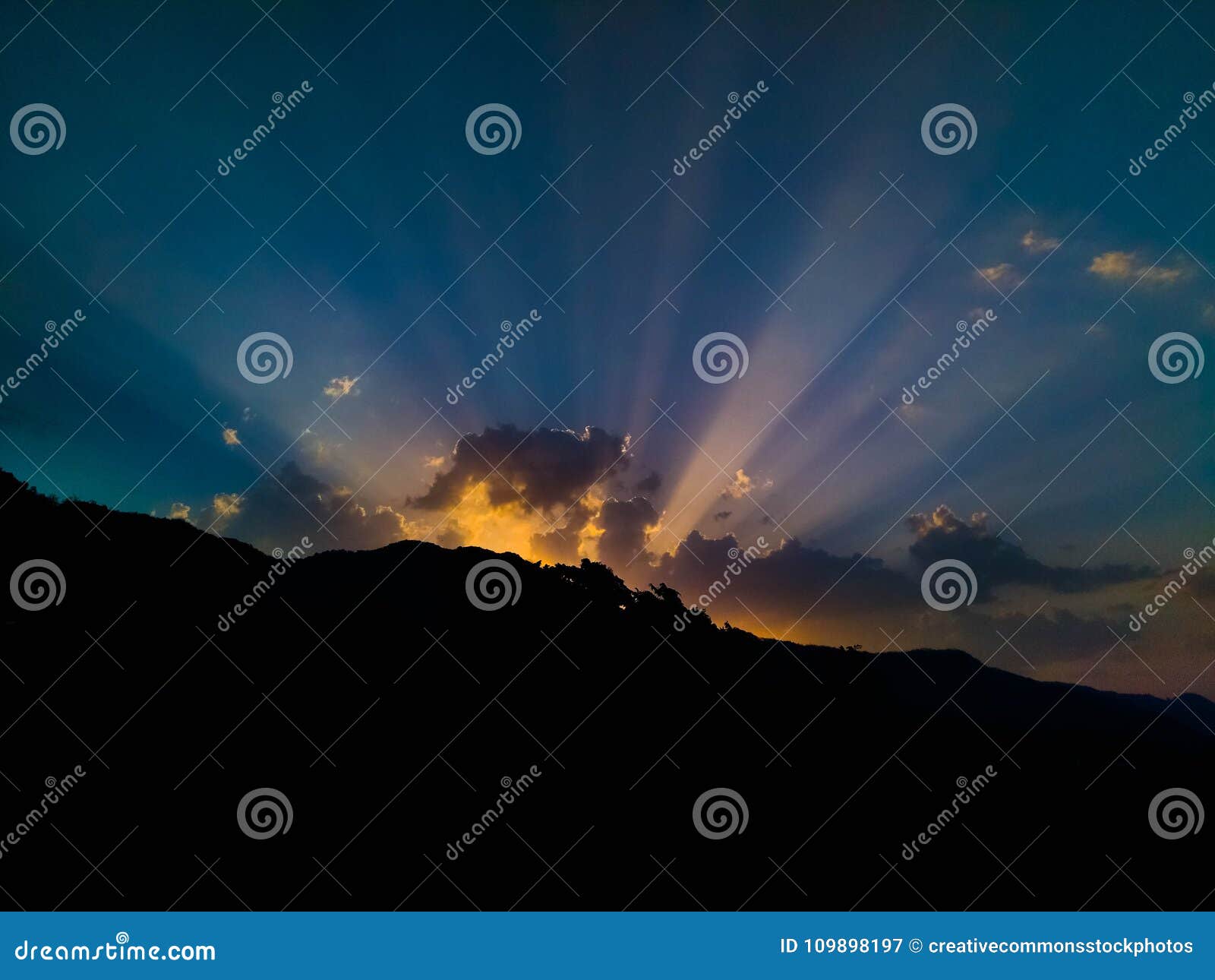 Beam, Clouds, Dawn Picture. Image: 109898197