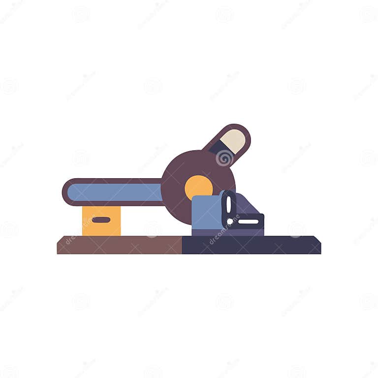 Beam Cutter Icon for Construction Projects Stock Illustration ...