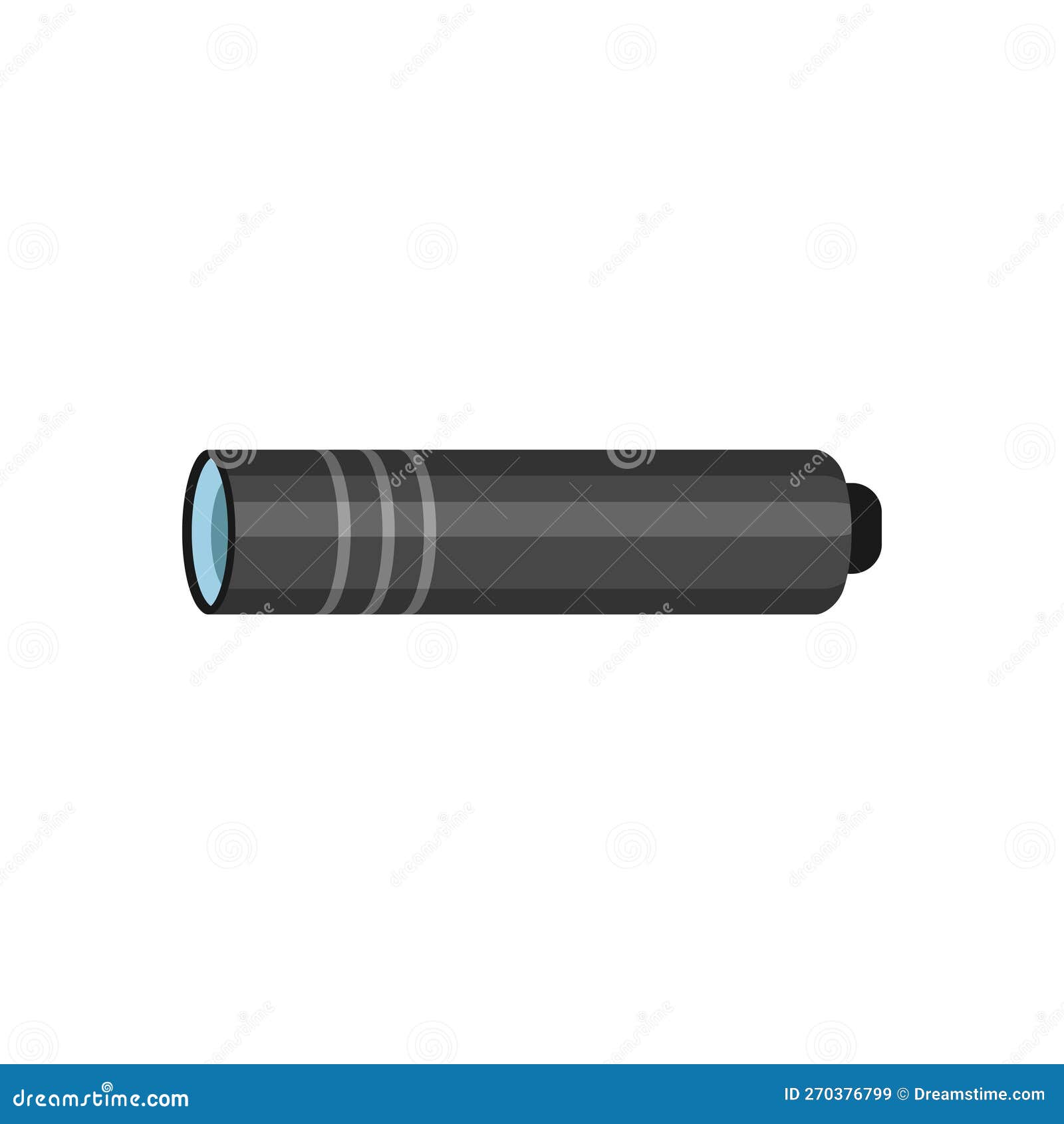 Beam Flashlight Cartoon Vector Illustration Stock Vector - Illustration ...