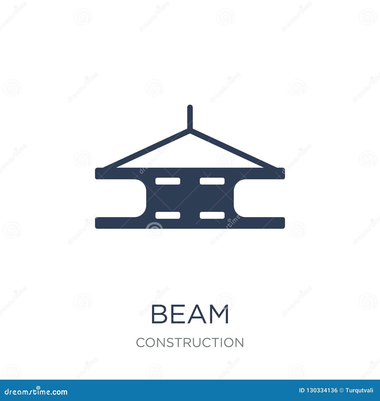 Beam Icon. Trendy Flat Vector Beam Icon on White Background from Stock ...