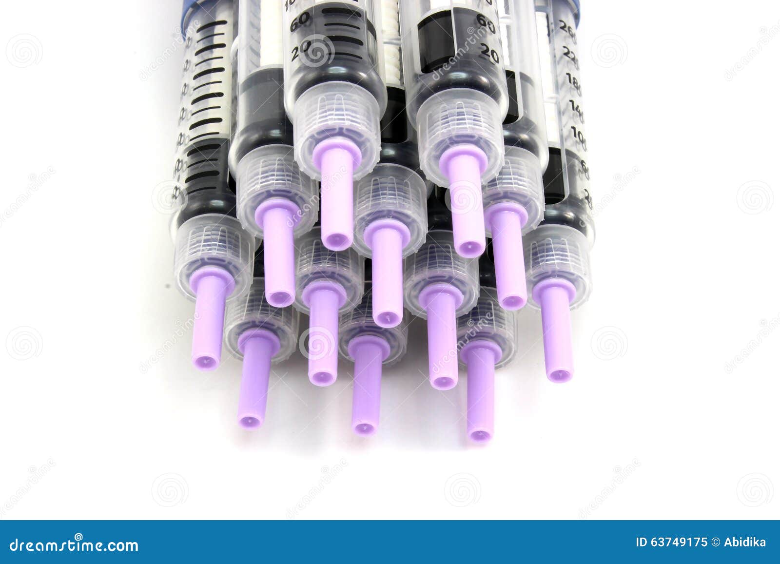 The Beam Injection Pens with Insulin Stock Image - Image of ...
