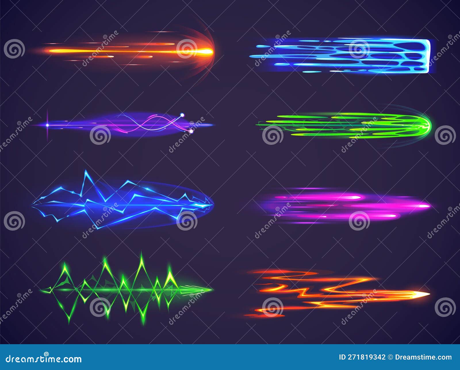 Beam Projectile Game Cartoon Vector Illustration | CartoonDealer.com ...