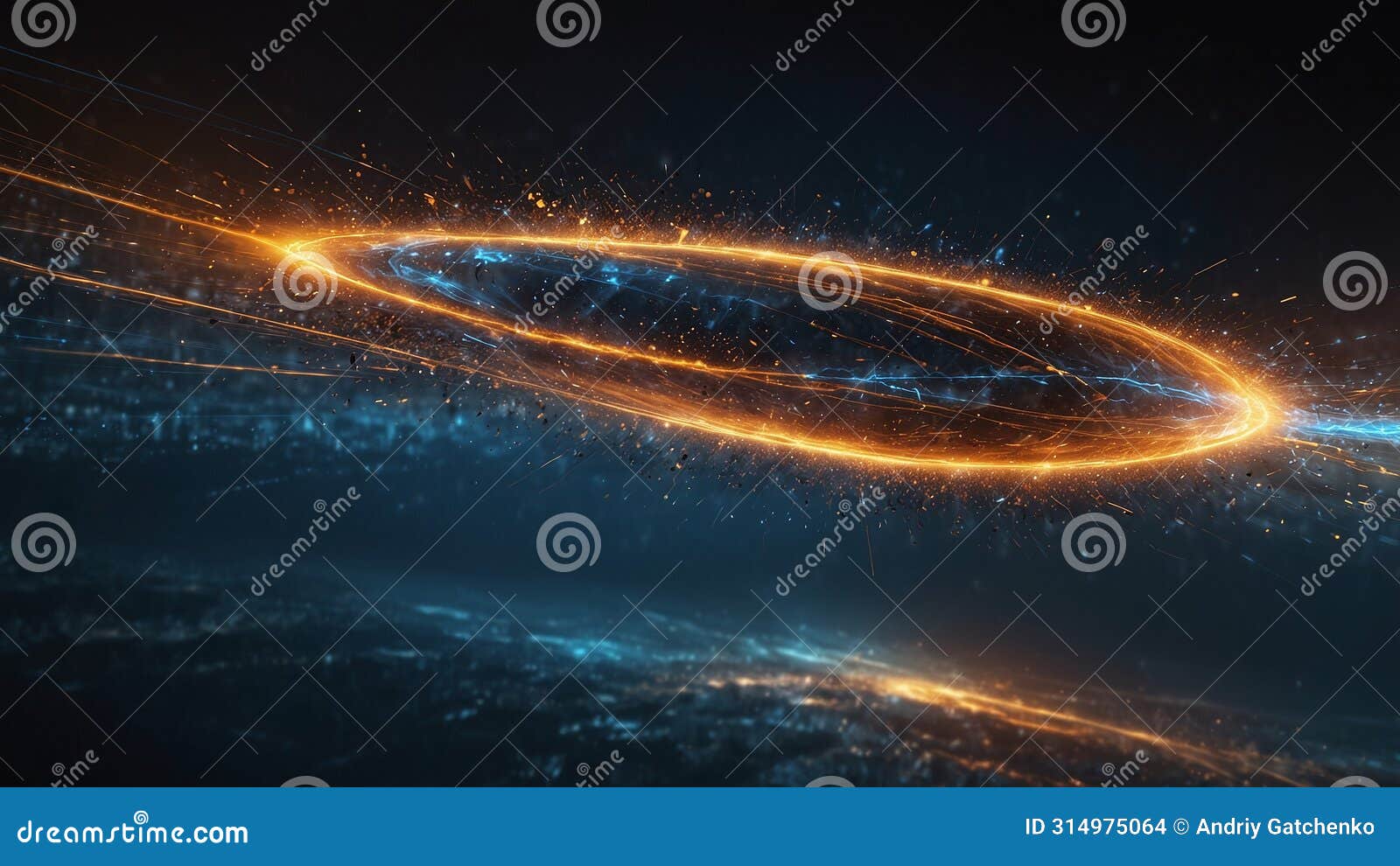 Beam of Light Twisted into a Spiral Symbolizes the Technological ...