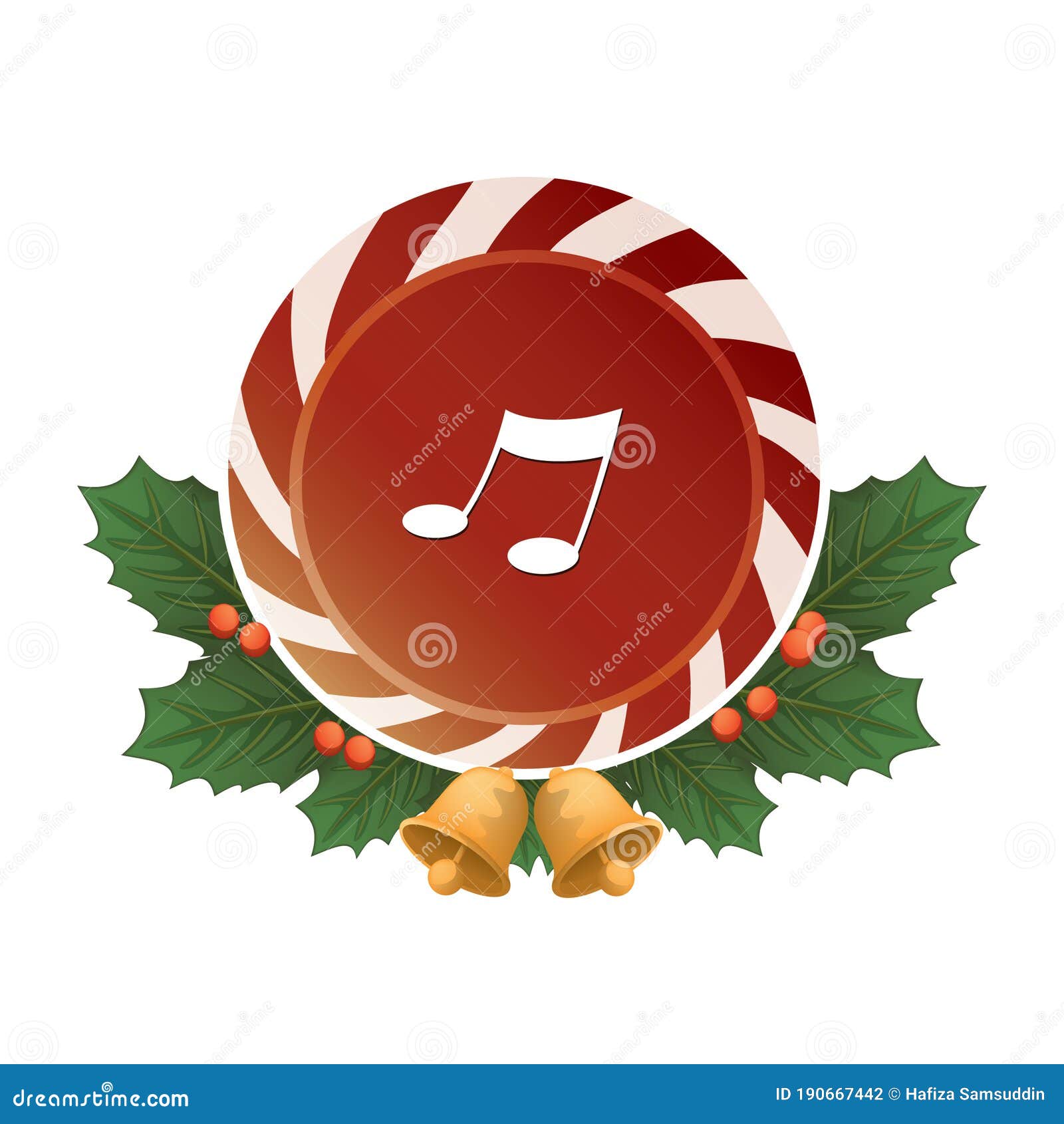 Beam Note Button. Vector Illustration Decorative Design Stock Vector ...