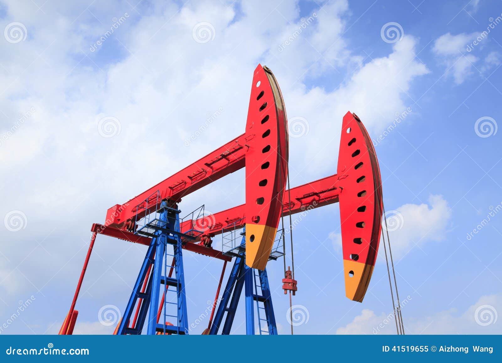 Beam pumping unit stock image. Image of derrick, mechanical - 41519655