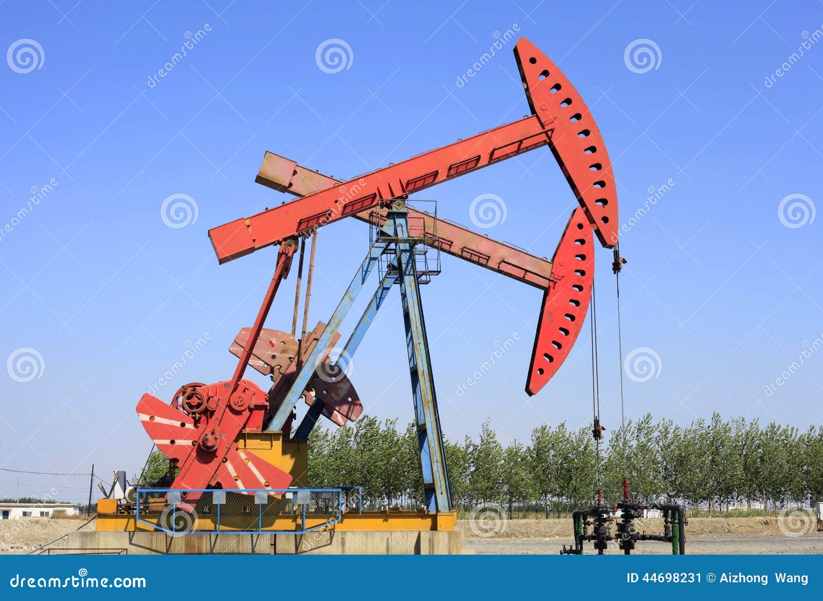 Beam pumping unit stock image. Image of drill, industry - 44698231