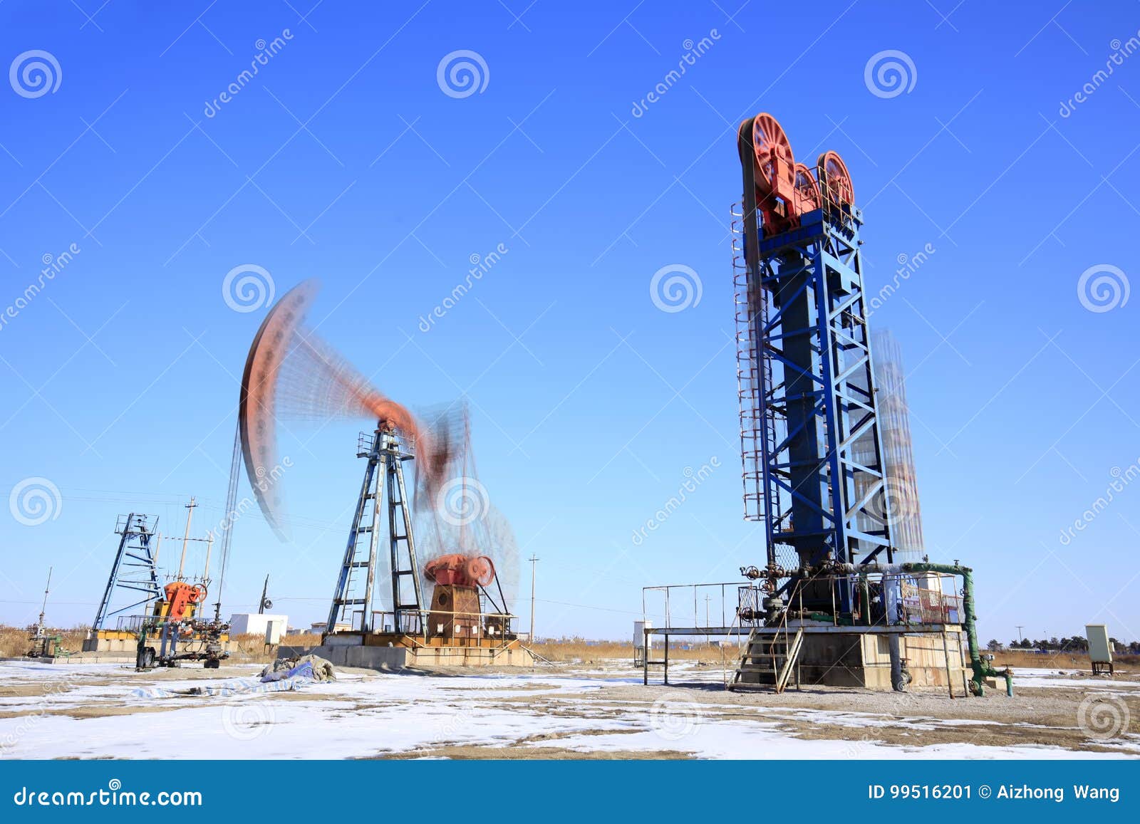 Beam pumping unit stock image. Image of drilling, money - 99516201