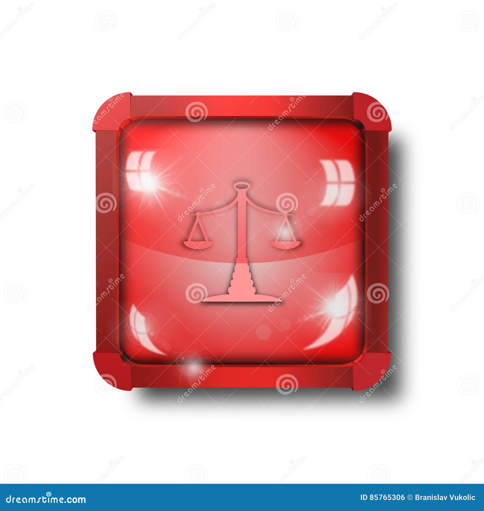Beam Scale Icon, Sign, Illustration Stock Illustration - Illustration ...