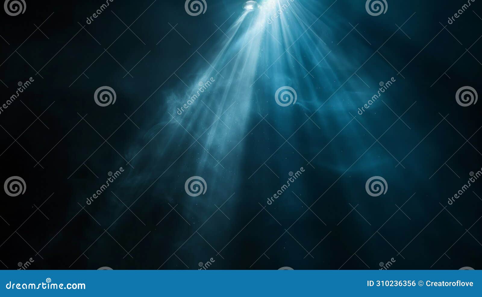 A Beam of Spectral Light on Blue Background Stock Illustration ...