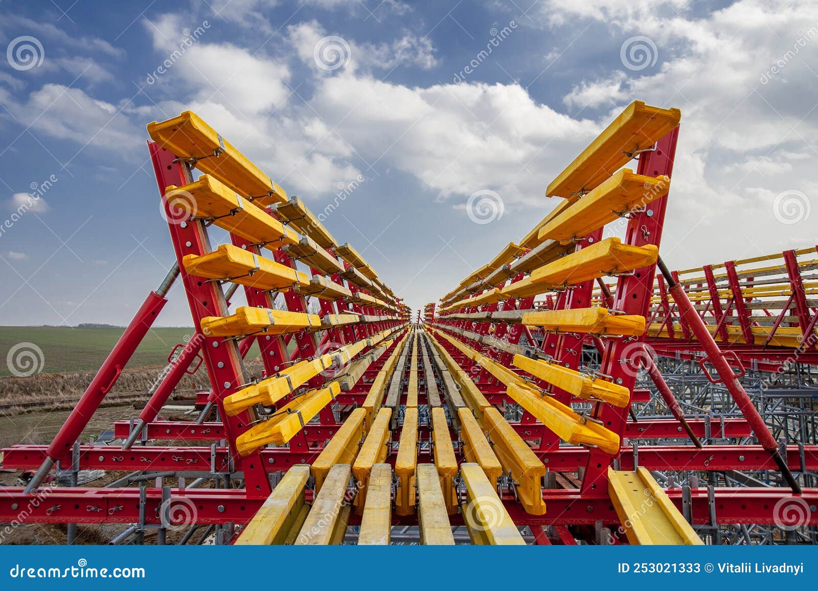Beam-transom system stock image. Image of strong, construction - 253021333