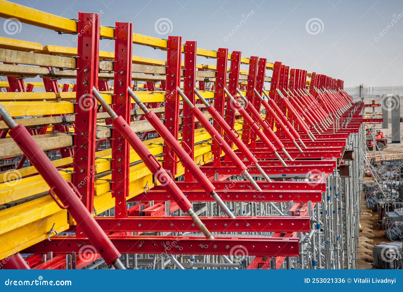 Beam-transom system stock photo. Image of metal, element - 253021336