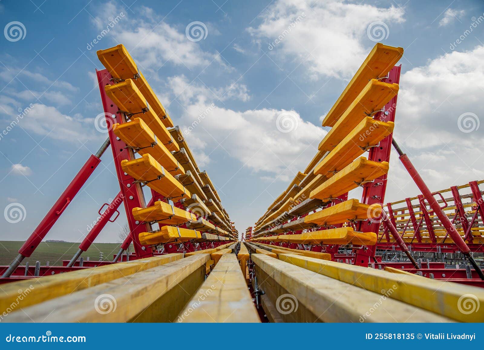 Beam transom system stock image. Image of site, span - 255818135