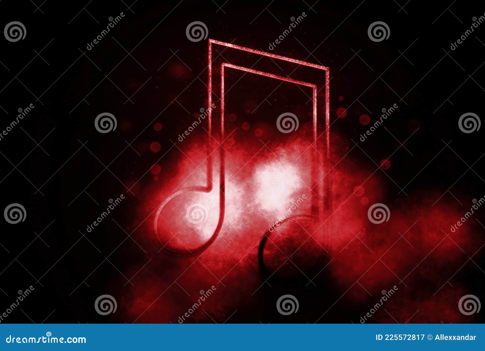 Beamed Eighth Note Symbol, Music Background Stock Image - Image of ...