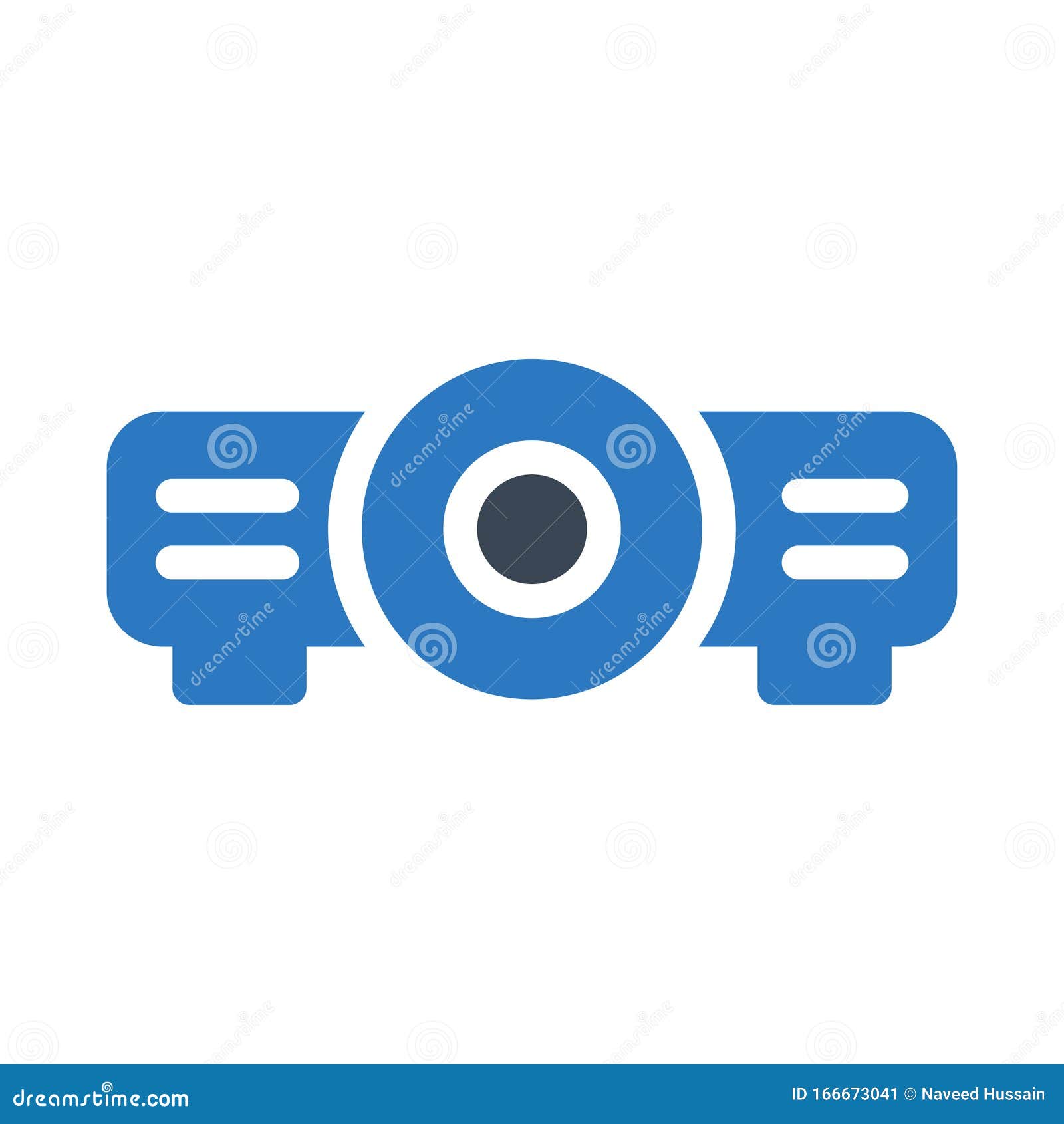 Beamer Vector Glyph Color Icon Stock Illustration - Illustration of ...