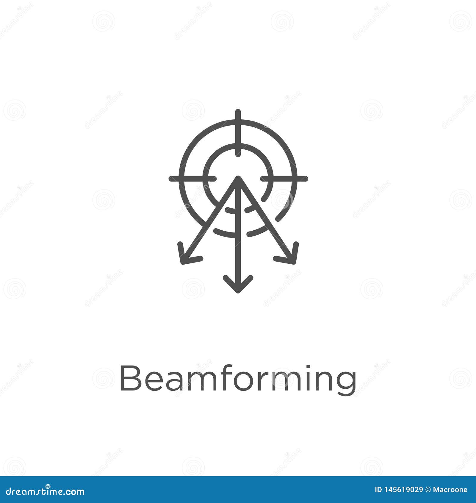 Beamforming Icon Vector from G Collection. Thin Line Beamforming ...