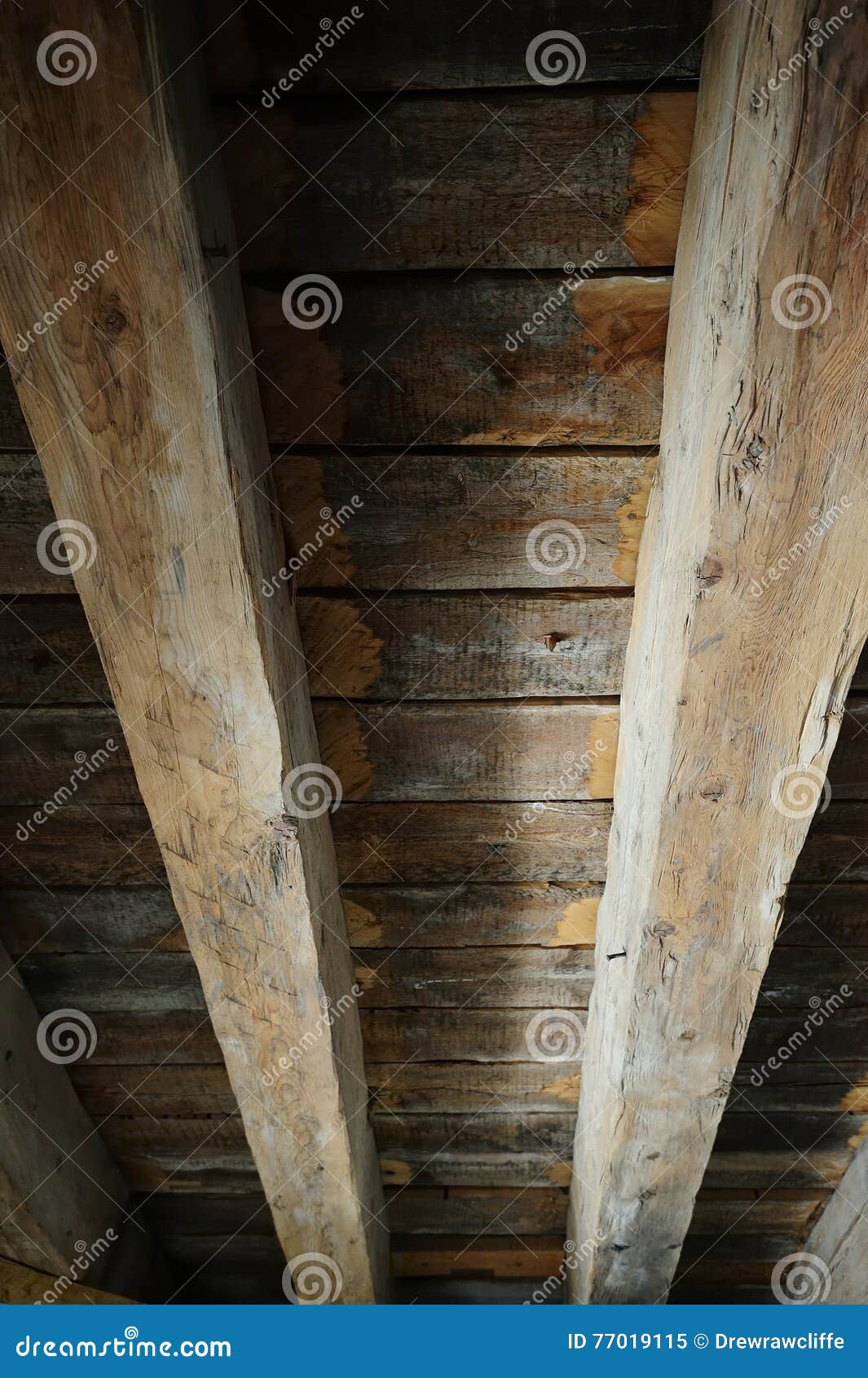 Beams and flooring boards stock image. Image of wall - 77019115