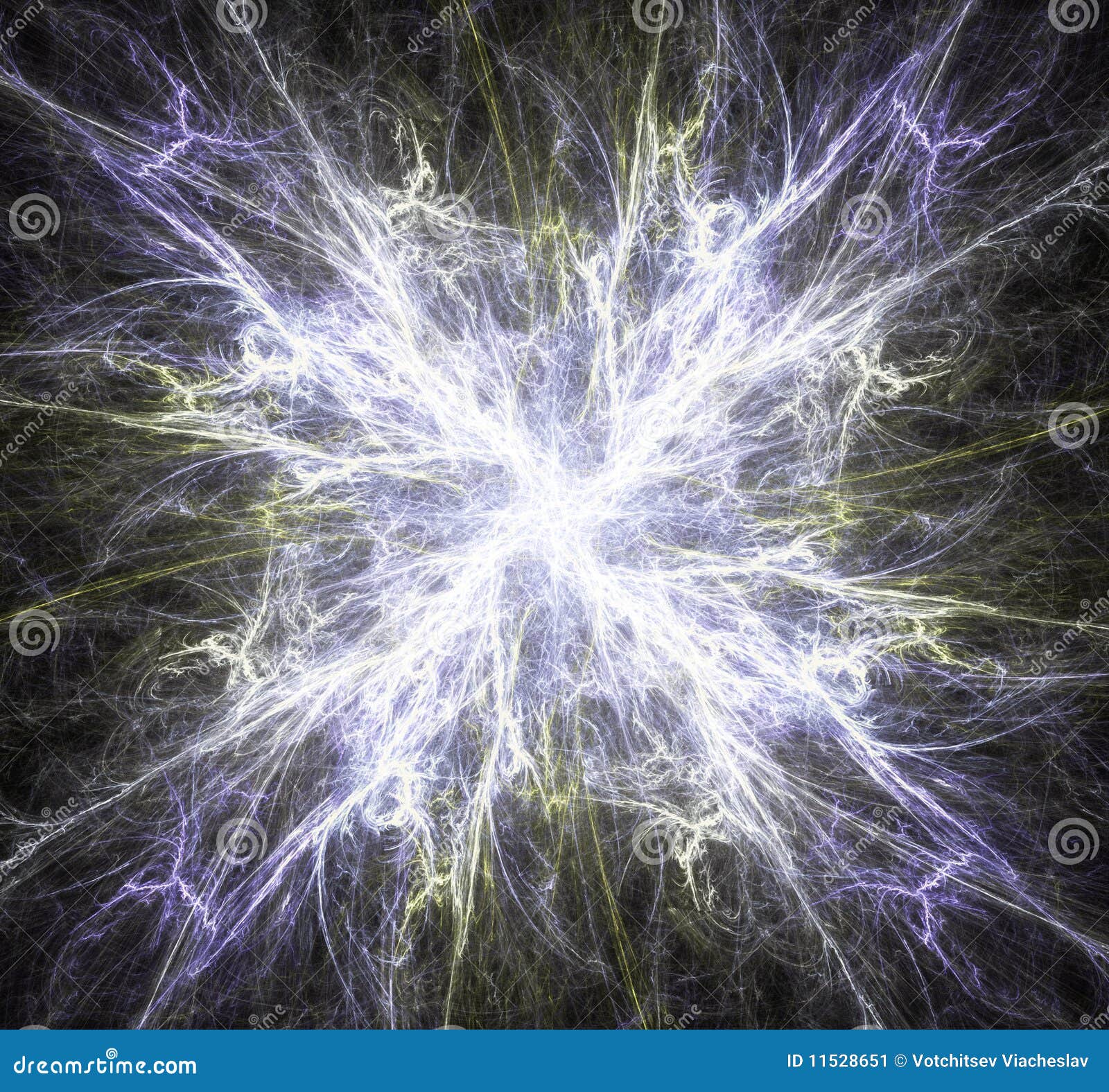 Beams lighting fractal stock illustration. Illustration of explosion ...