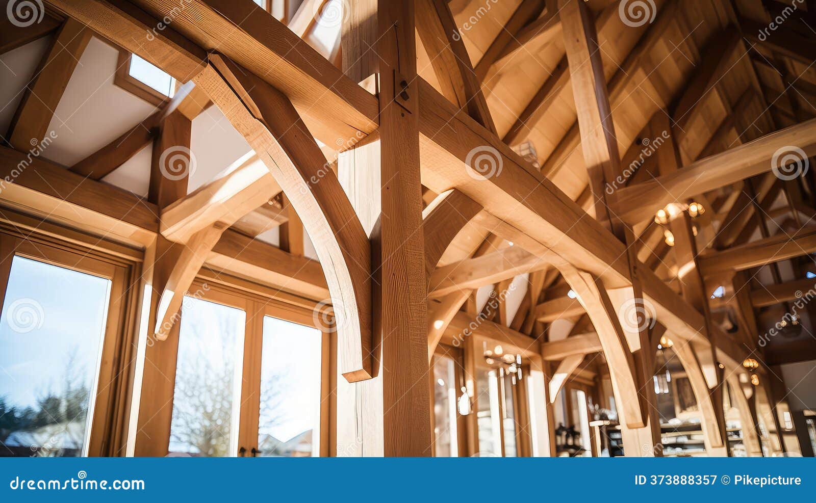 Timber Frame Architecture Royalty-Free Stock Photo | CartoonDealer.com ...