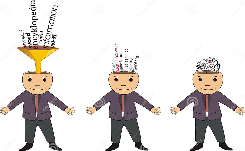 Beamte stock abbildung. Illustration von gehirn, sekretärin - 60762083