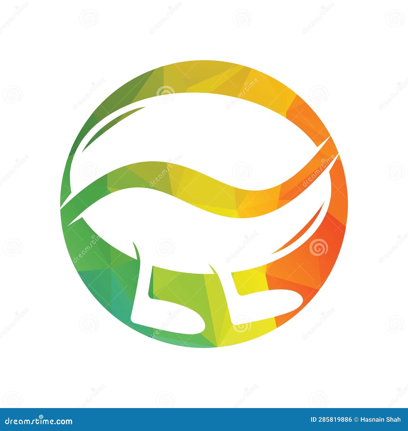 Bean Coffee Running Logo Design Stock Illustration - Illustration of ...