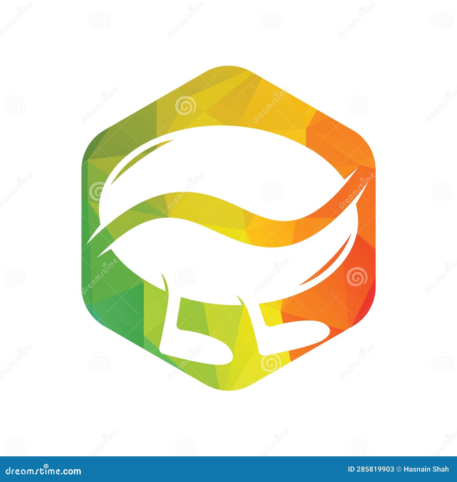 Bean Coffee Running Logo Design Stock Illustration - Illustration of ...