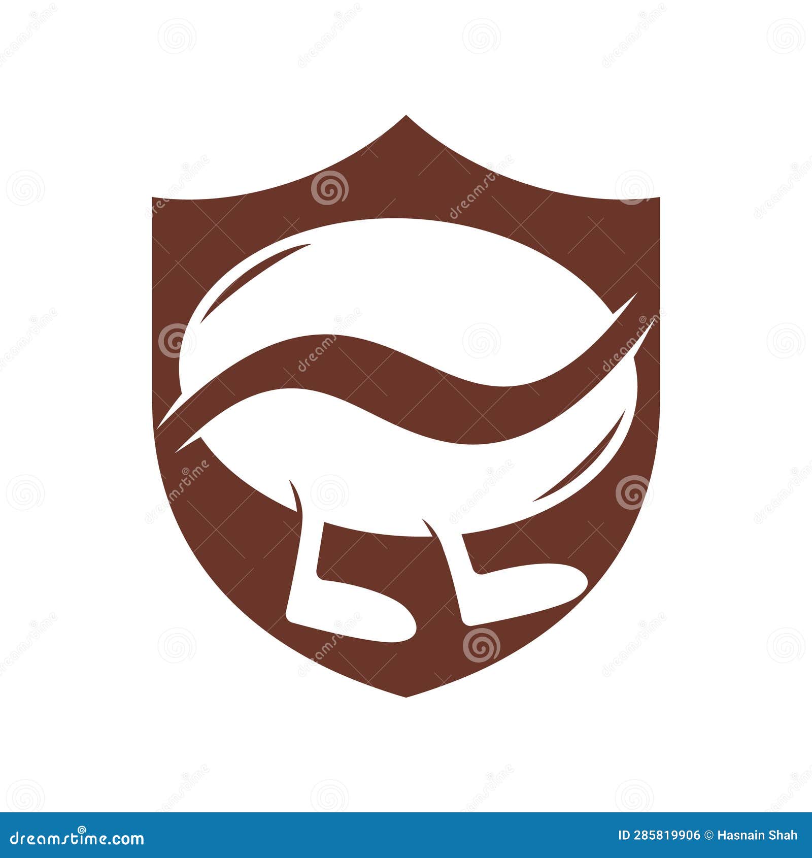 Bean Coffee Running Logo Design Stock Illustration - Illustration of ...