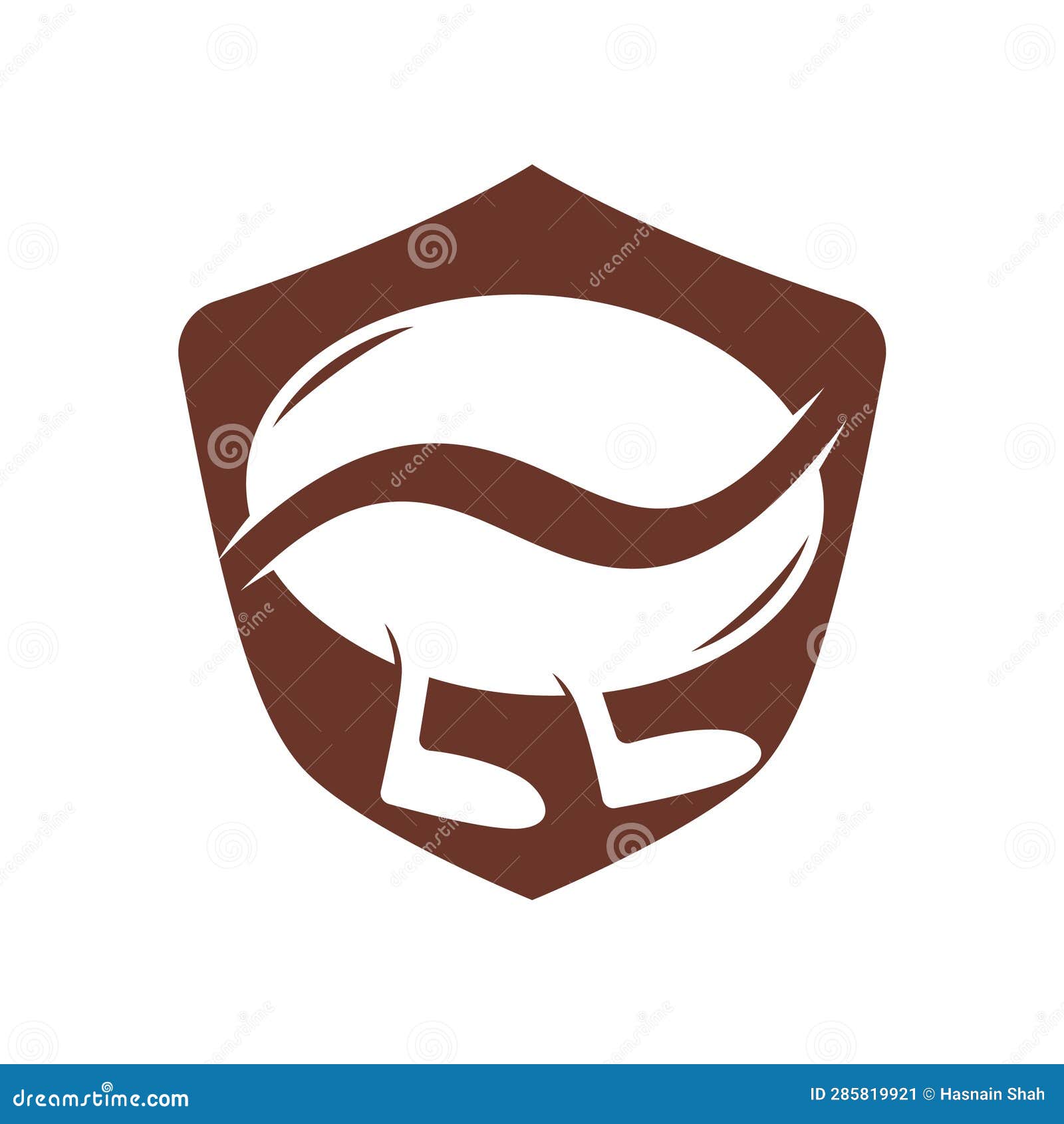 Bean Coffee Running Logo Design Stock Illustration - Illustration of ...