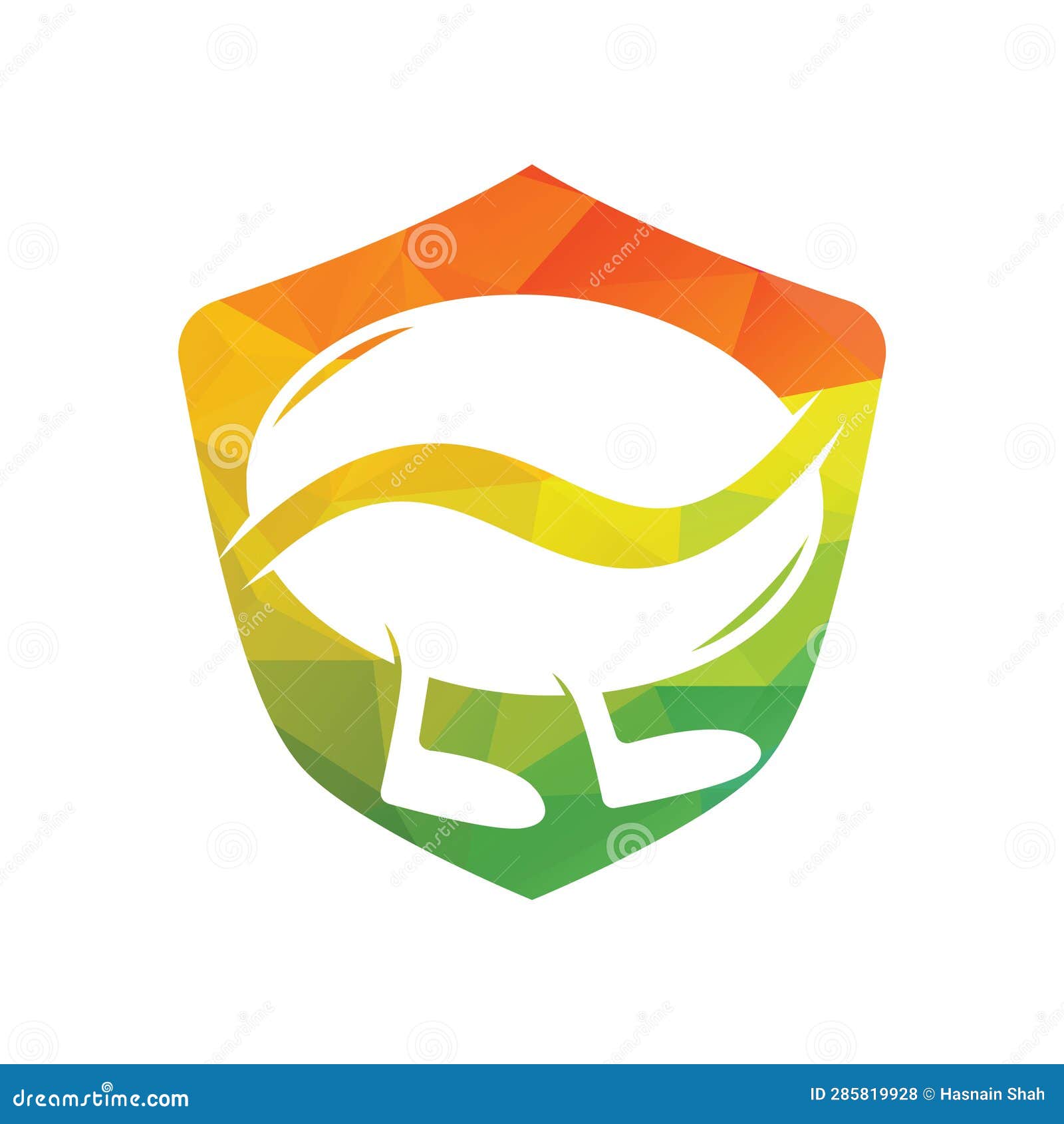 Bean Coffee Running Logo Design Stock Illustration - Illustration of ...