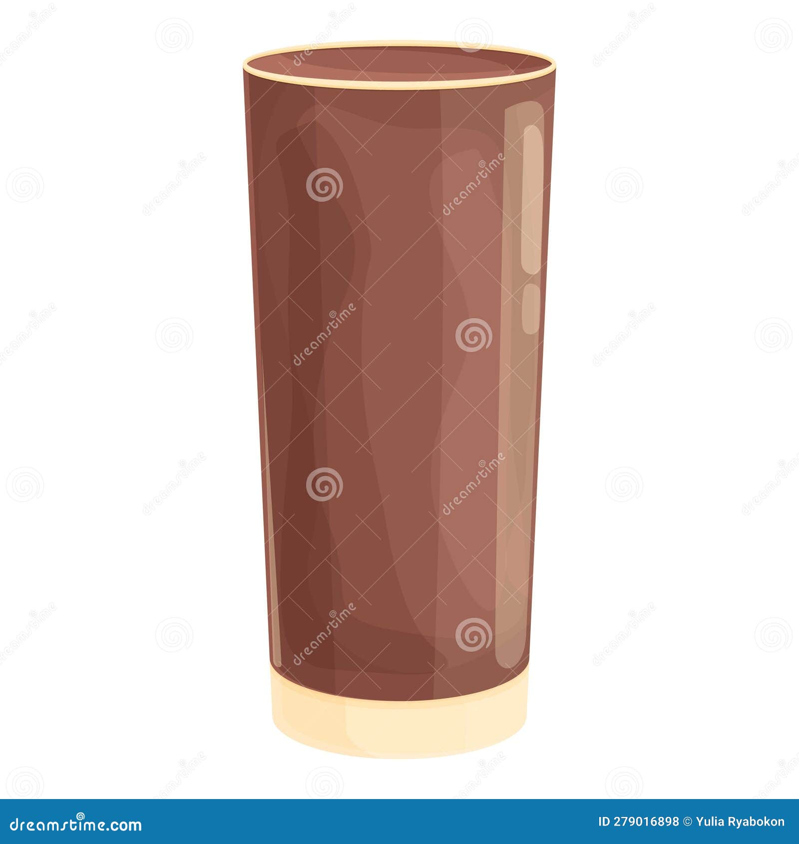 Bean Cold Coffee Icon Cartoon Vector. Drink Cafe Stock Vector ...