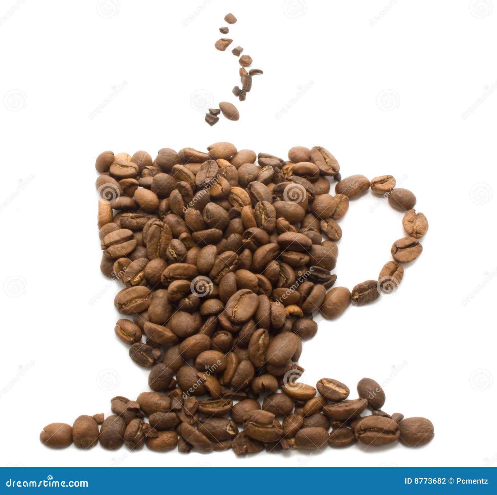 Bean Cup stock photo. Image of brewed, black, cafe, morning - 8773682