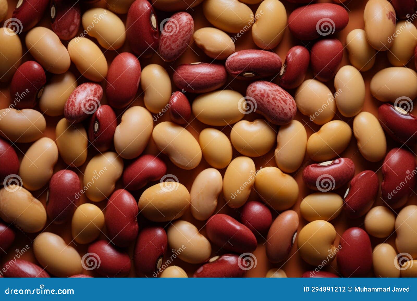 Bean Filled Background with Room for Additional Content or Elements ...