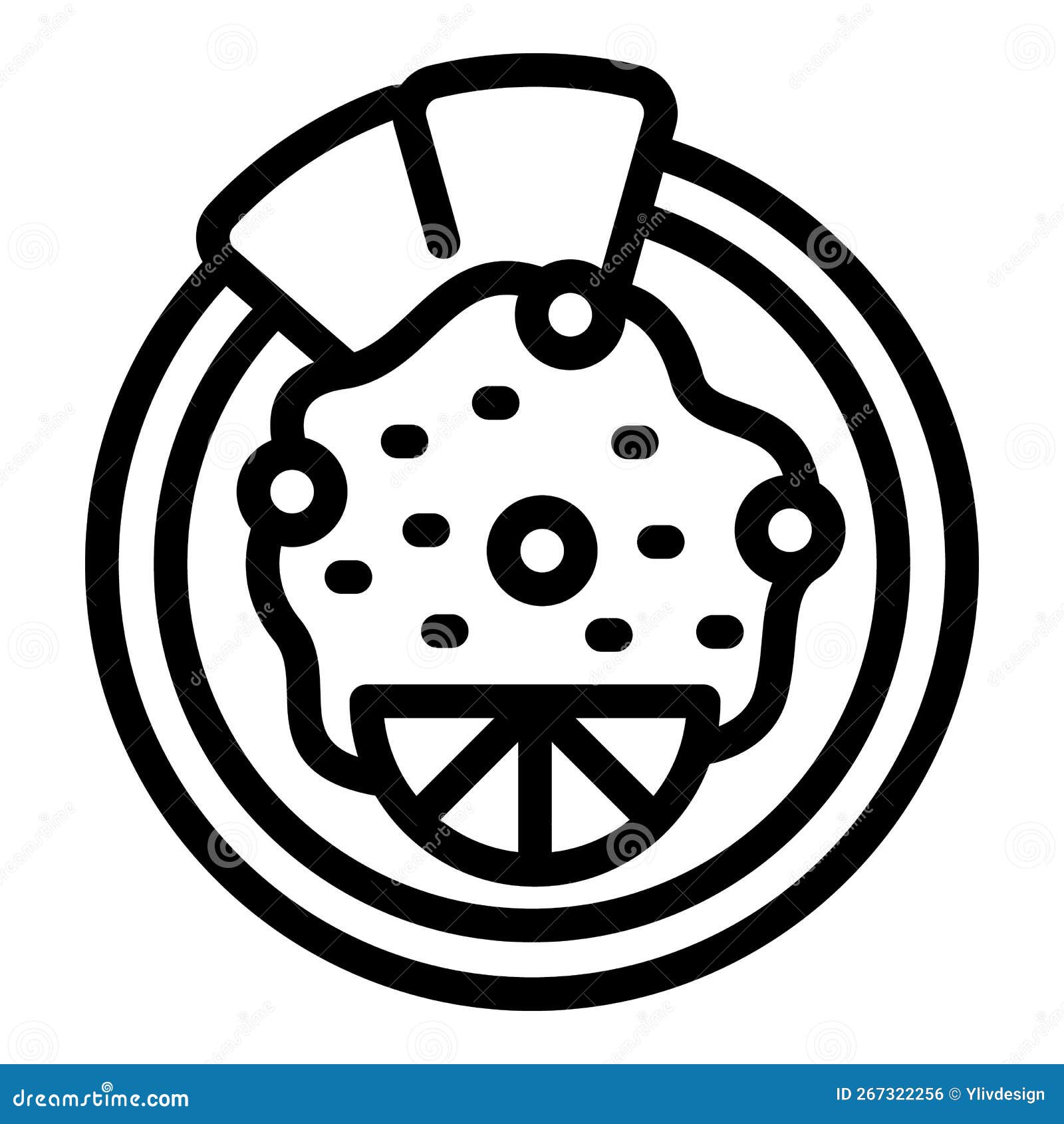 Bean Hummus Icon Outline Vector. Cuisine Day Stock Vector ...