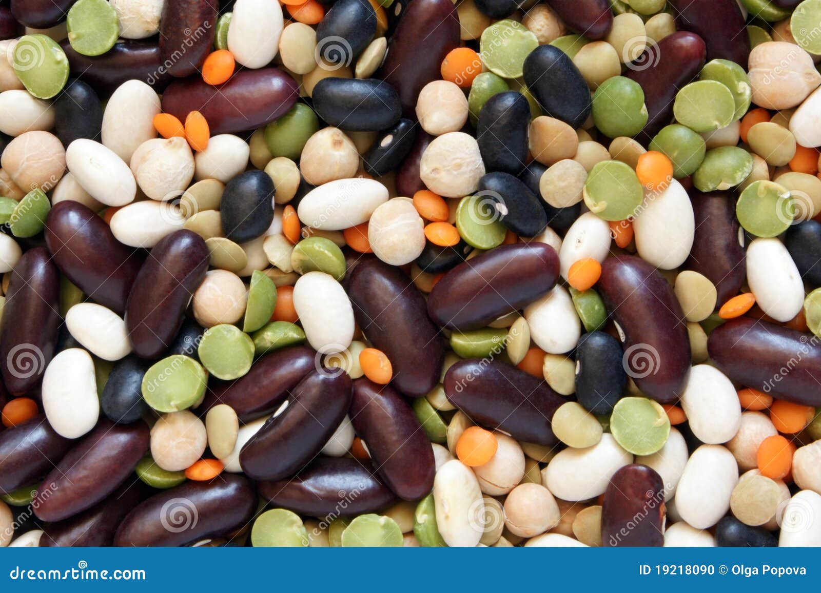Bean mix stock photo. Image of haricot, mixture, background - 19218090