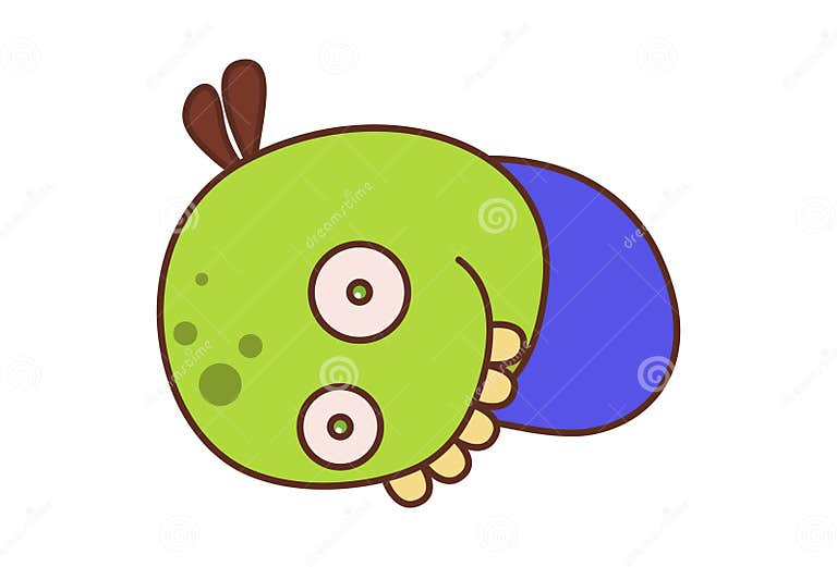 Bean Monster stock de ilustración. Ilustración de blanco - 90779843