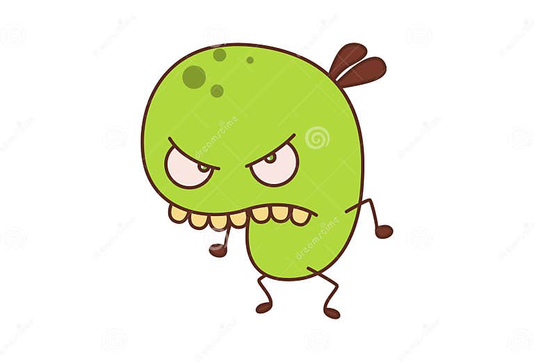 Bean Monster stock de ilustración. Ilustración de lindo - 90780010