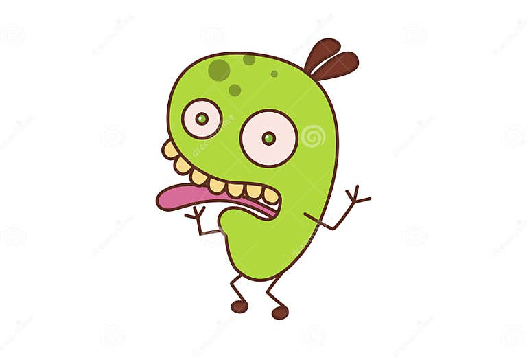 Bean Monster stock de ilustración. Ilustración de haba - 90780044